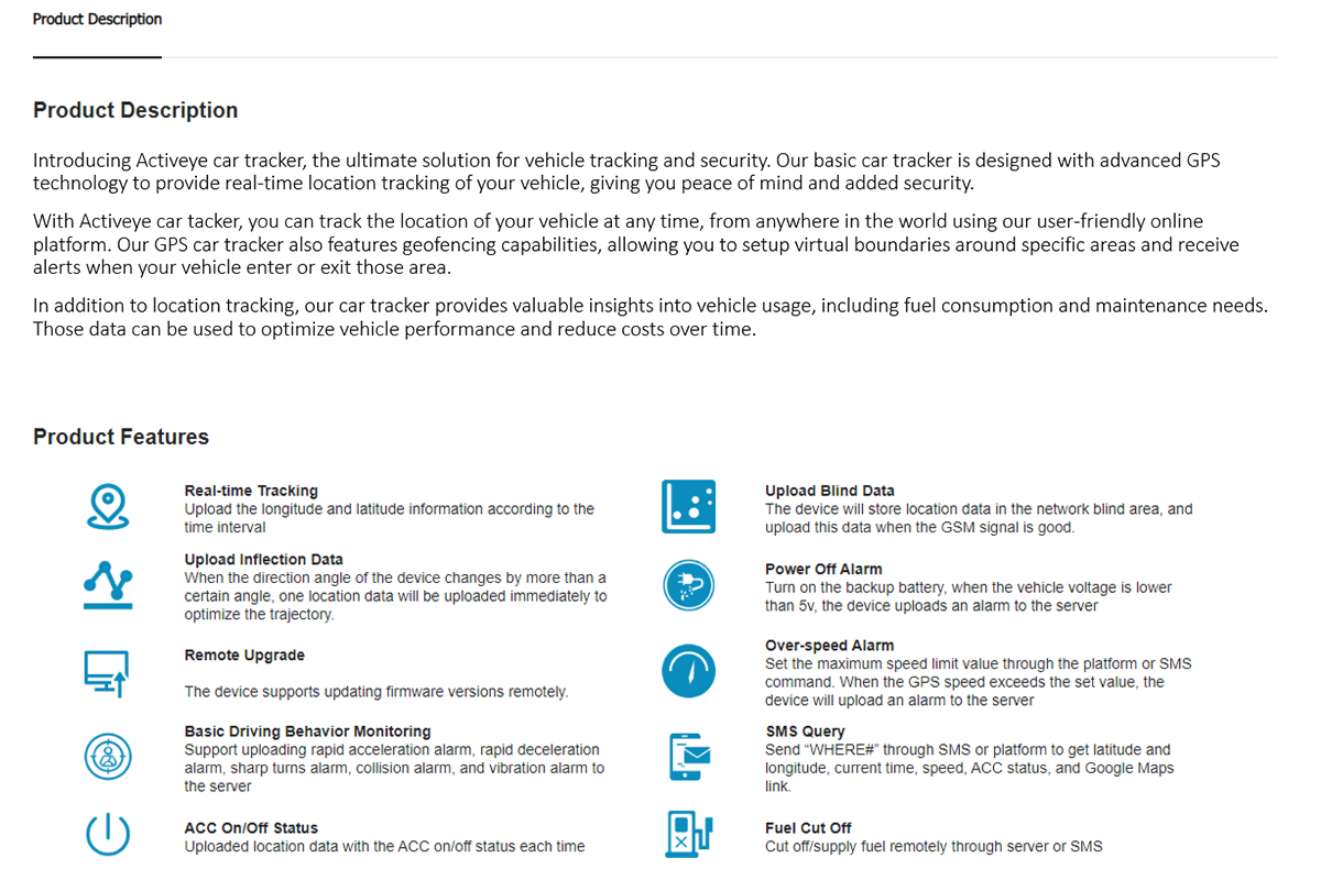 GPS TRACKING SYSTEM – Activeye Security Solution Sdn. Bhd